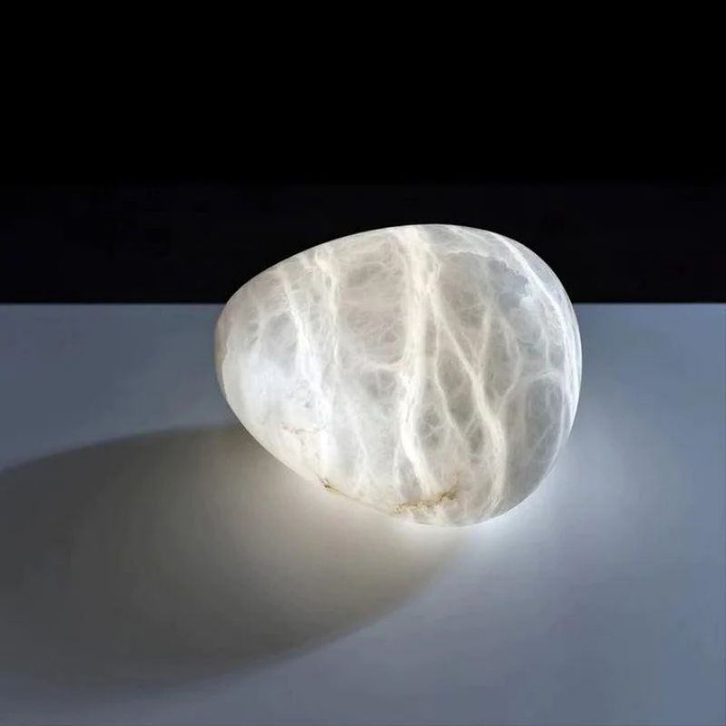 Alabaster Natural Stone Pendant,Pendant Light Bedroom,Pendant Lighting ...