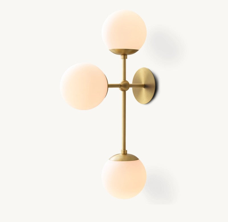 Christy Triple Sconce，Wall Sconce Light For Living Room – BALDERLIGHTING