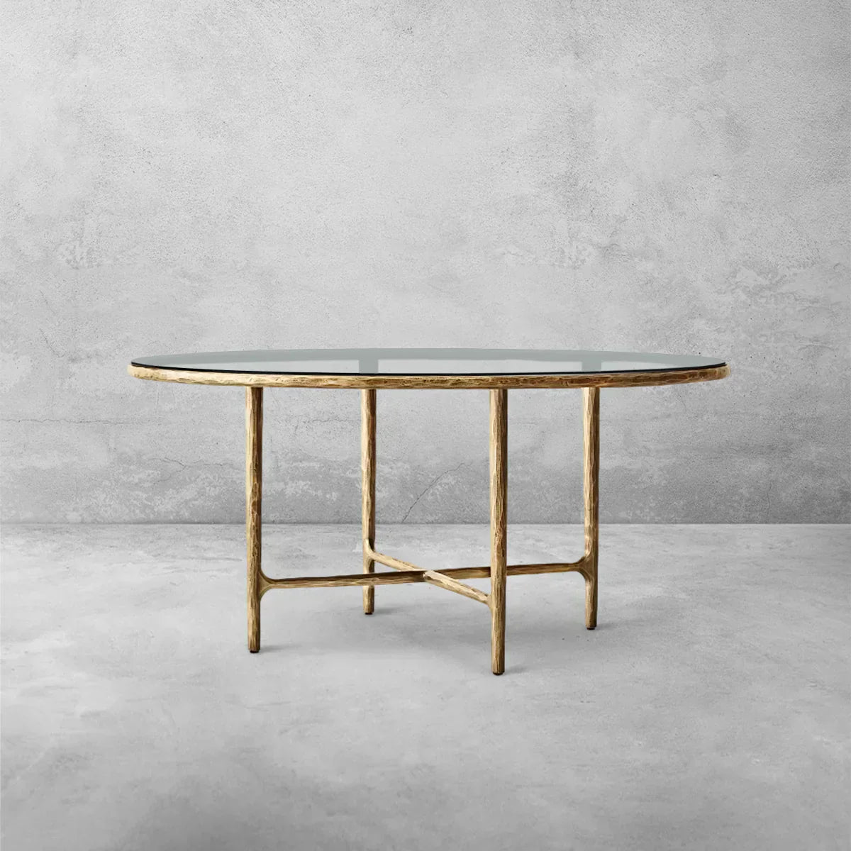 Thomson Glass Round Dining Table – BALDERLIGHTING